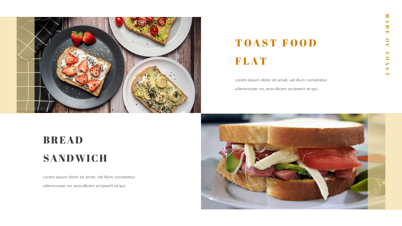 Made of Toast presentation slide design|Business|Google