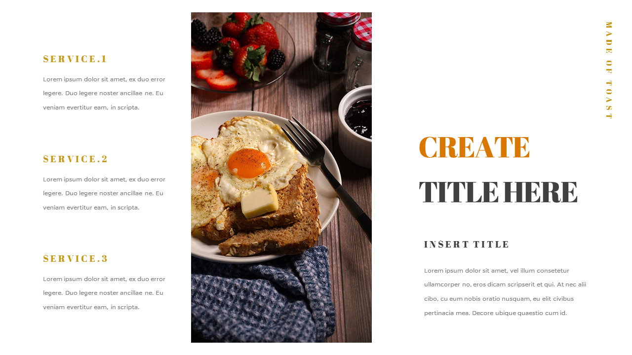 Made of Toast presentation slide design|Business|Google