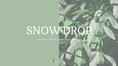 Snow Drop Presentation Google Slides Templates|Lifestyle