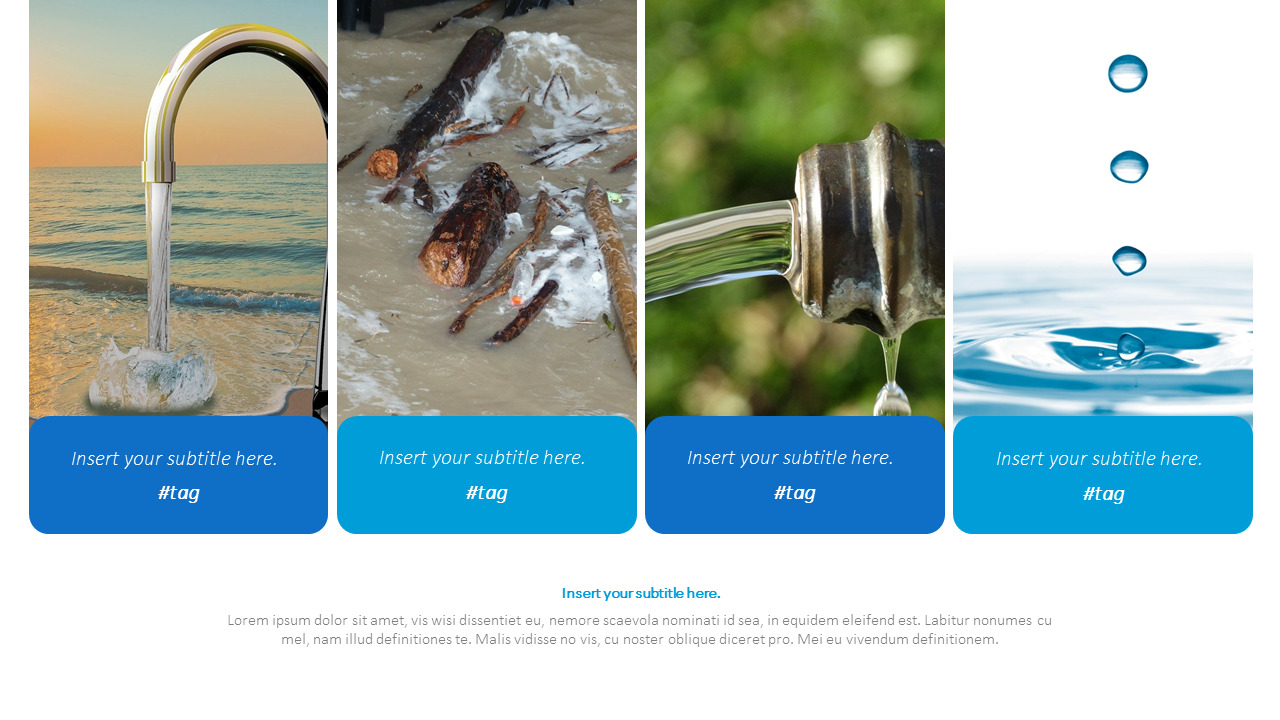 World Water Day template design|Lifestyle|Google Slides
