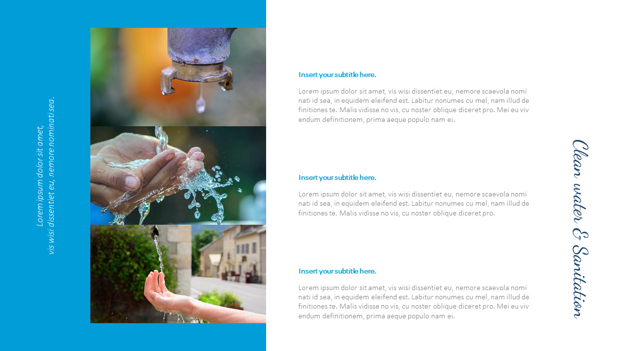 World Water Day template design|Lifestyle|Google Slides