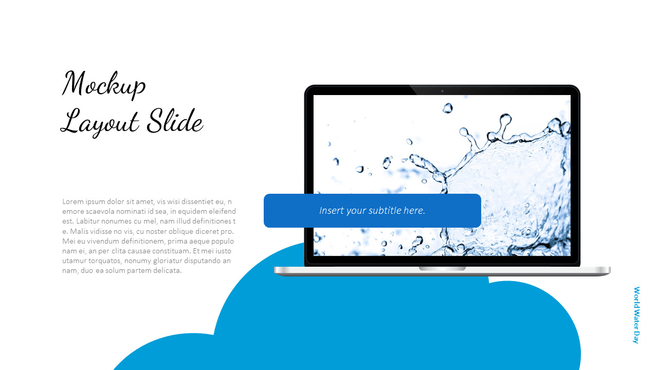 World Water Day template design|Lifestyle|Google Slides