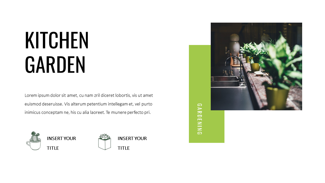 Gardening google slides template|Lifestyle