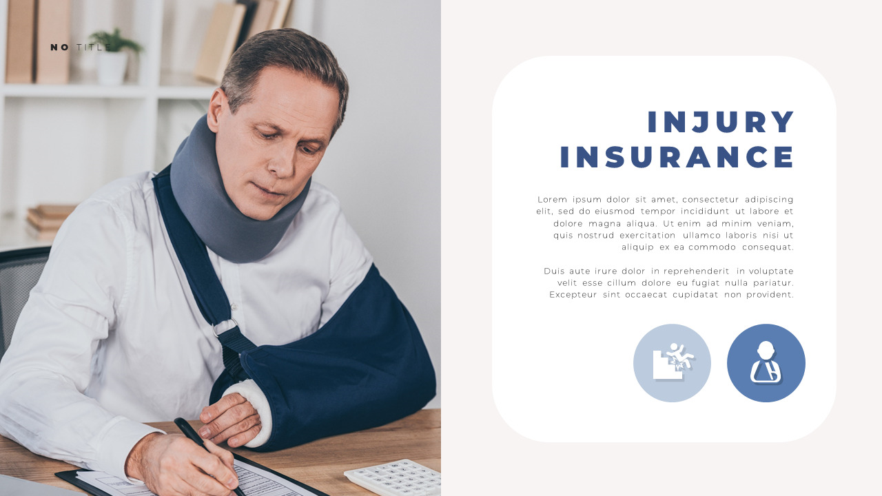 Insurance Service Simple Slides Templates