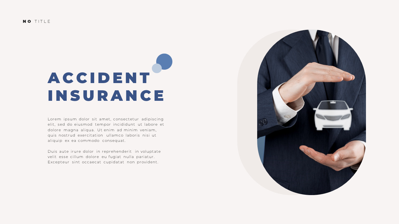 Insurance Service Simple Slides Templates