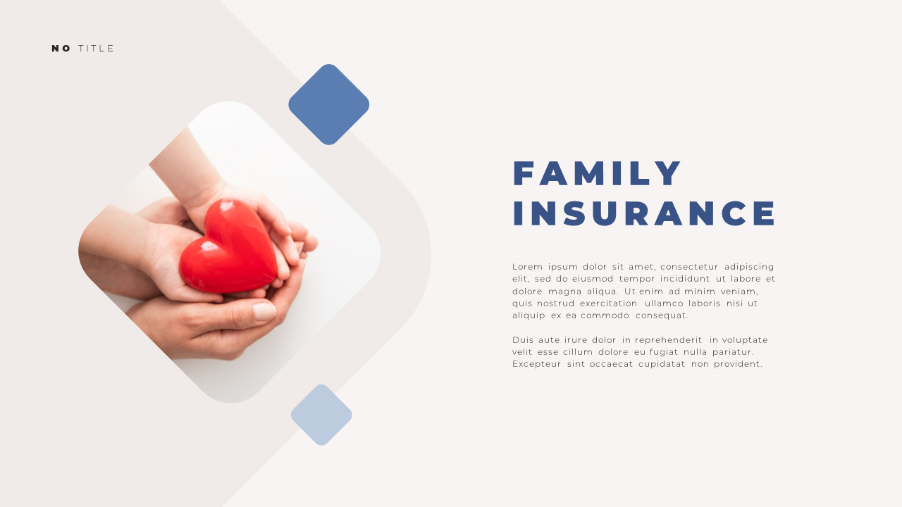 Insurance Service Simple Slides Templates