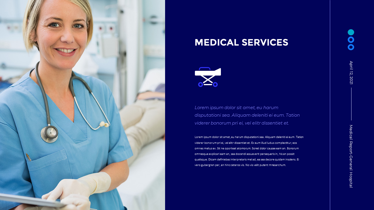Medical Report - General Hospital Google Presentation Slides