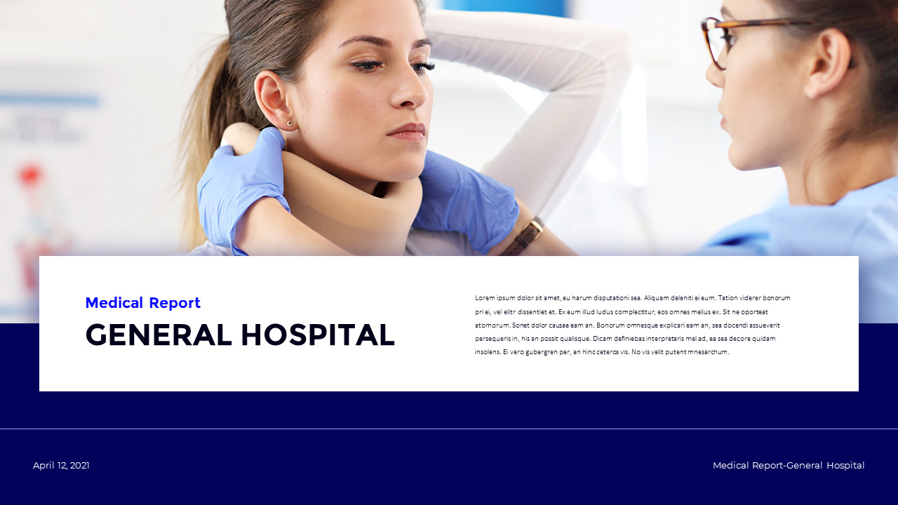 Medical Report - General Hospital Google Presentation Slides