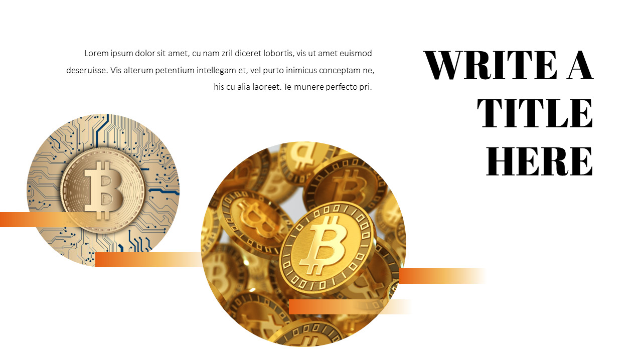 Bitcoin Google Slides Template Diagrams Design