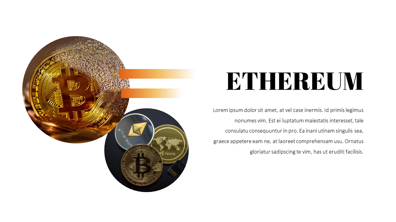 Bitcoin Google Slides Template Diagrams Design