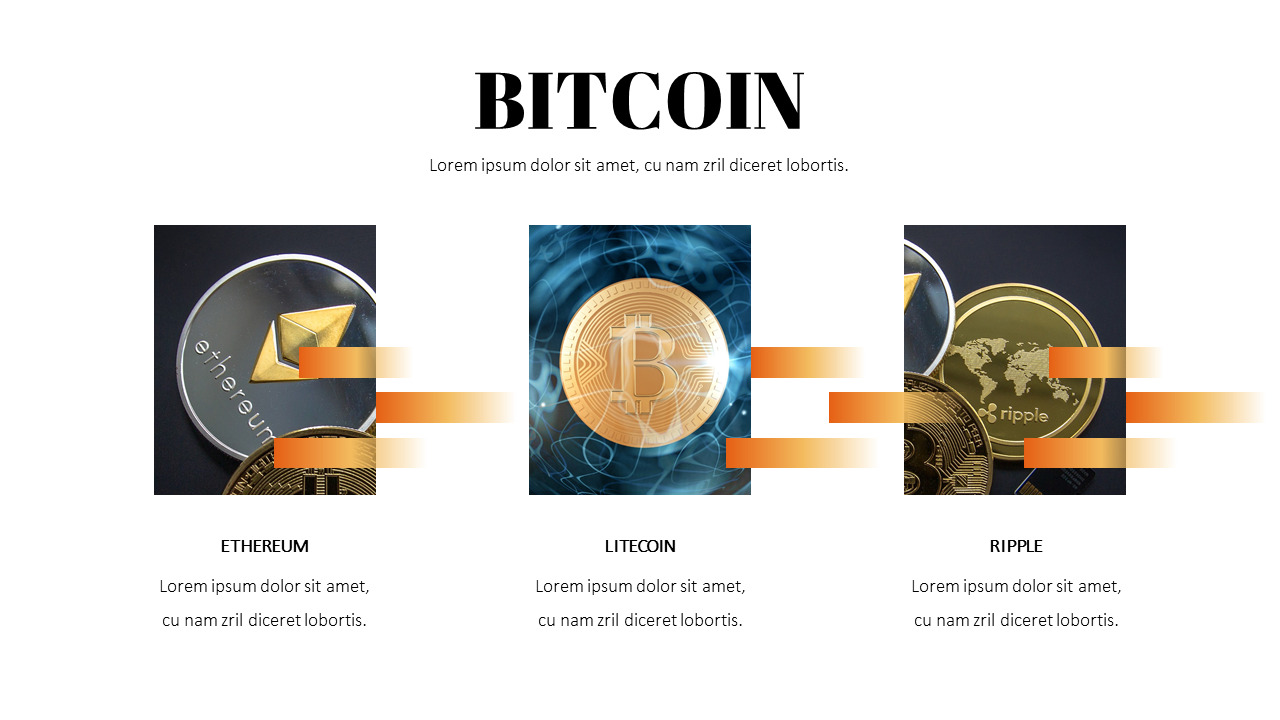 Bitcoin Google Slides Template Diagrams Design