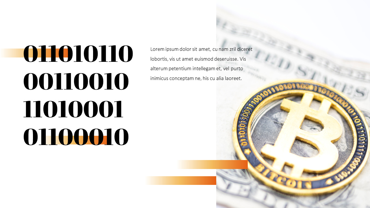 Bitcoin Google Slides Template Diagrams Design