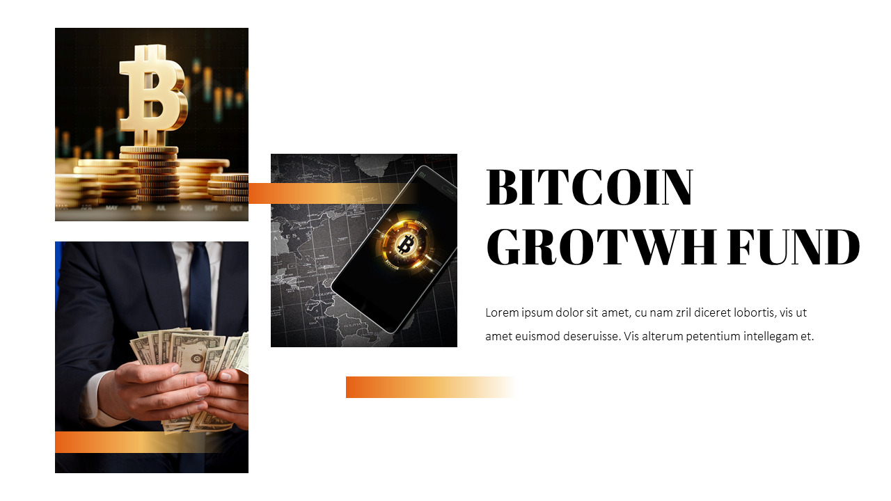 Bitcoin Google Slides Template Diagrams Design