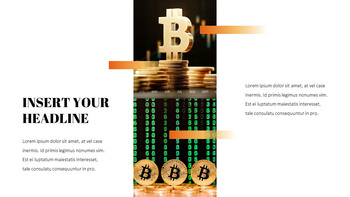 Bitcoin Google Slides Template Diagrams Design