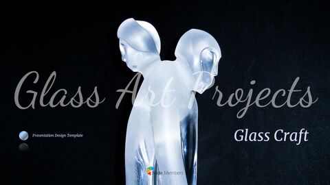 Glass Craft template design|Lifestyle|Google Slides