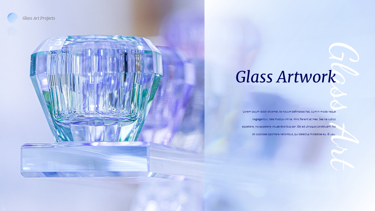 Glass Craft template design|Lifestyle|Google Slides