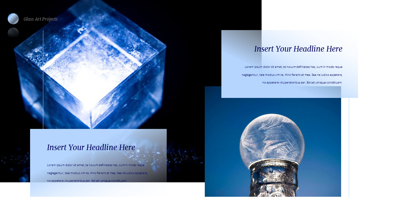 Glass Craft template design|Lifestyle|Google Slides