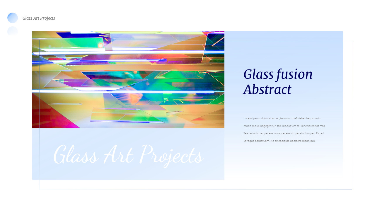 Glass Craft template design|Lifestyle|Google Slides