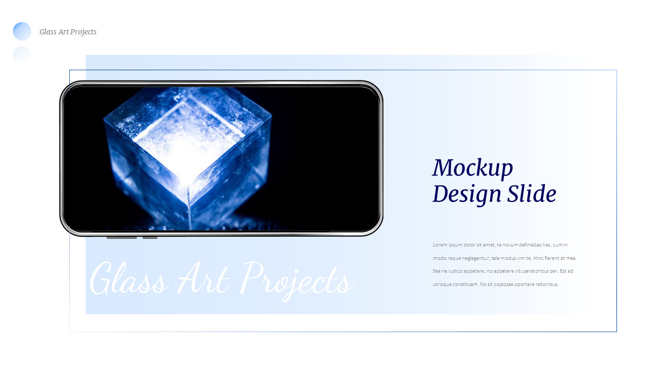 Glass Craft template design|Lifestyle|Google Slides