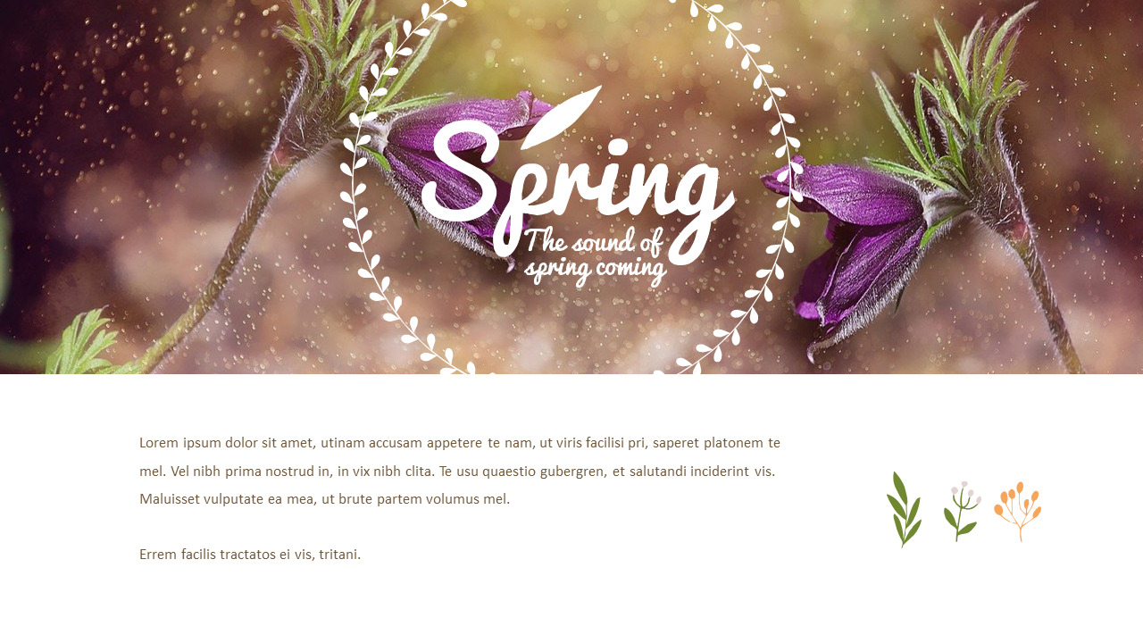 Spring Song Google Slides for mac