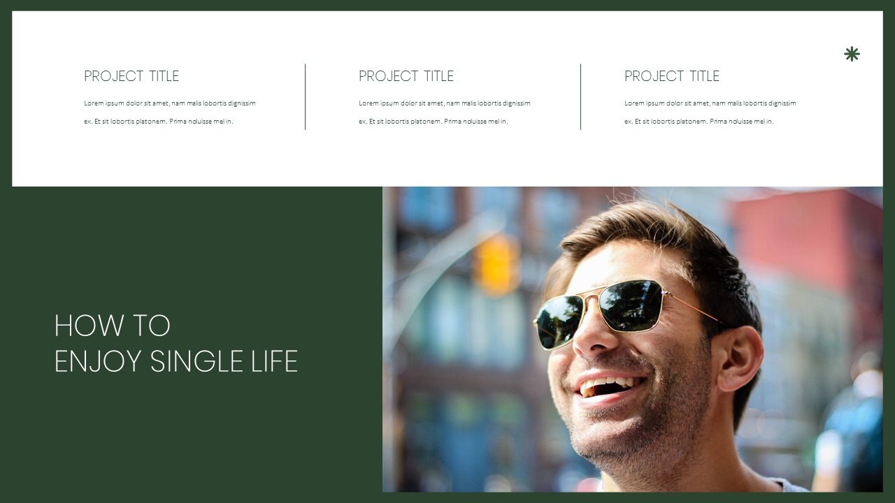 A Single Life Creative Google Slides|Lifestyle