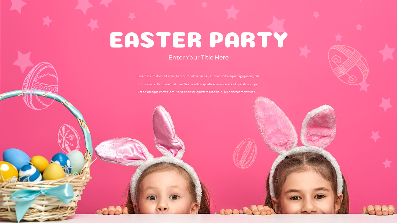 Easter Party Simple Google Presentation