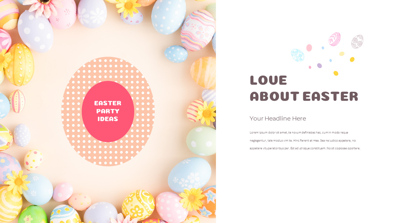 Easter Party Simple Google Presentation