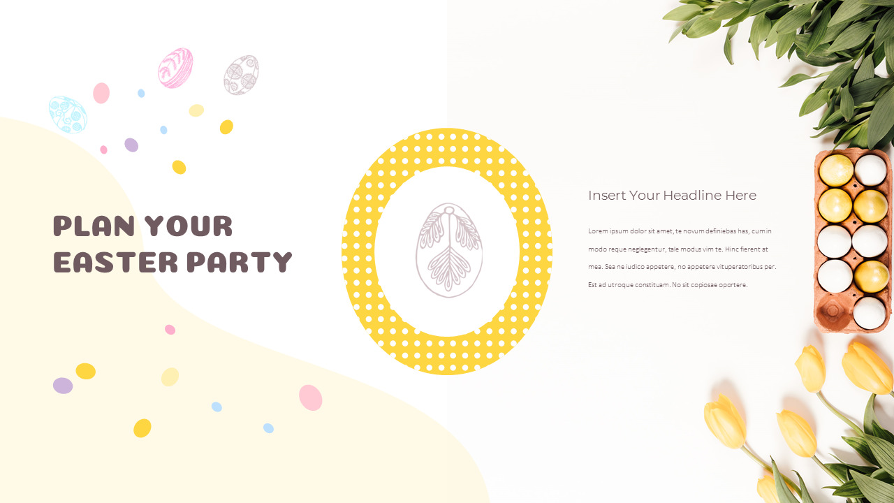 Easter Party Simple Google Presentation