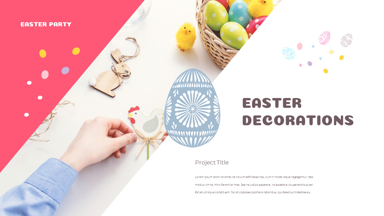 Easter Party Simple Google Presentation