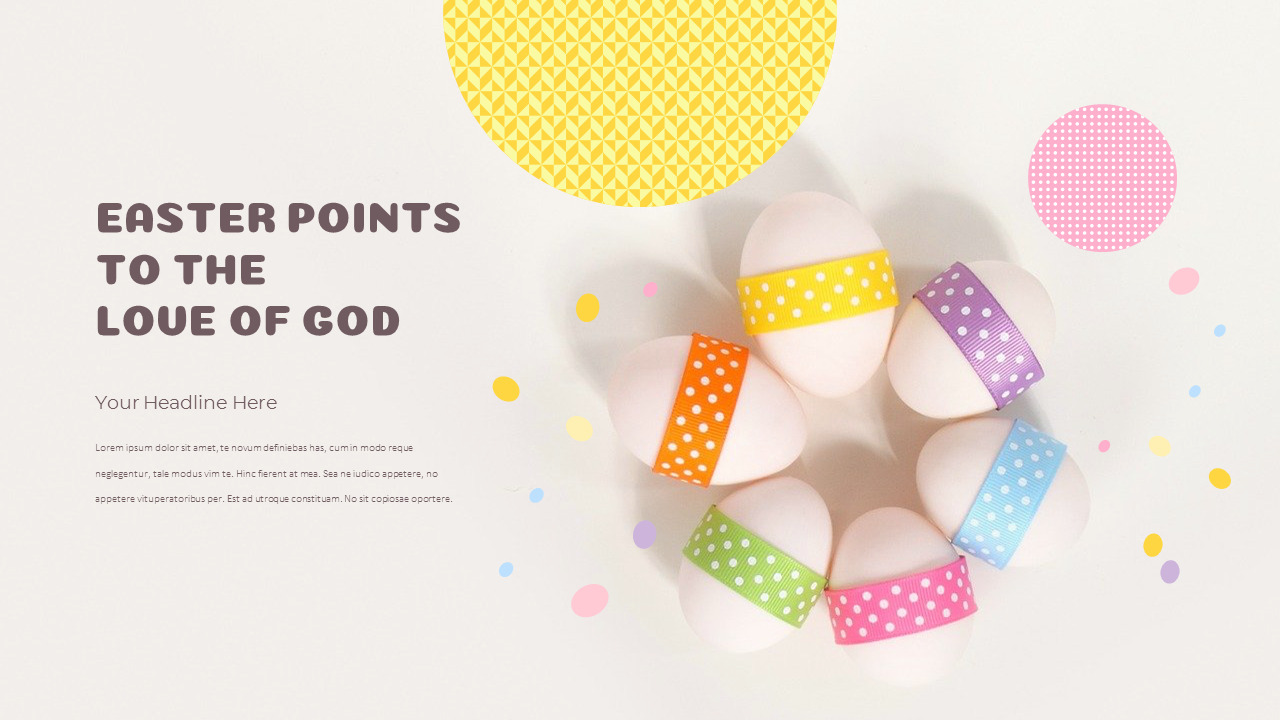 Easter Party Simple Google Presentation