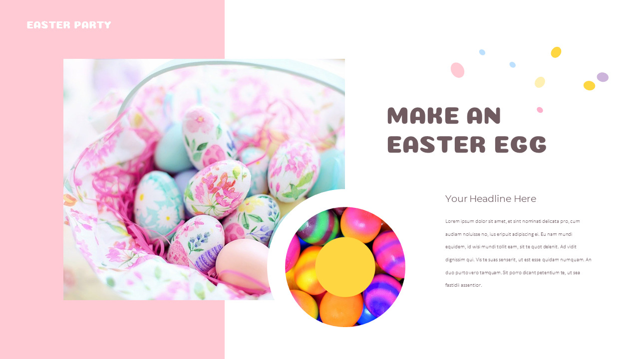 Easter Party Simple Google Presentation