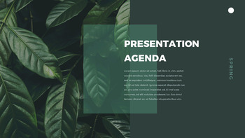Green Leaves PowerPoint Presentation Slides|Lifestyle|Templates