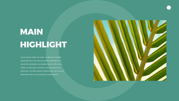 Green Leaves PowerPoint Presentation Slides|Lifestyle|Templates