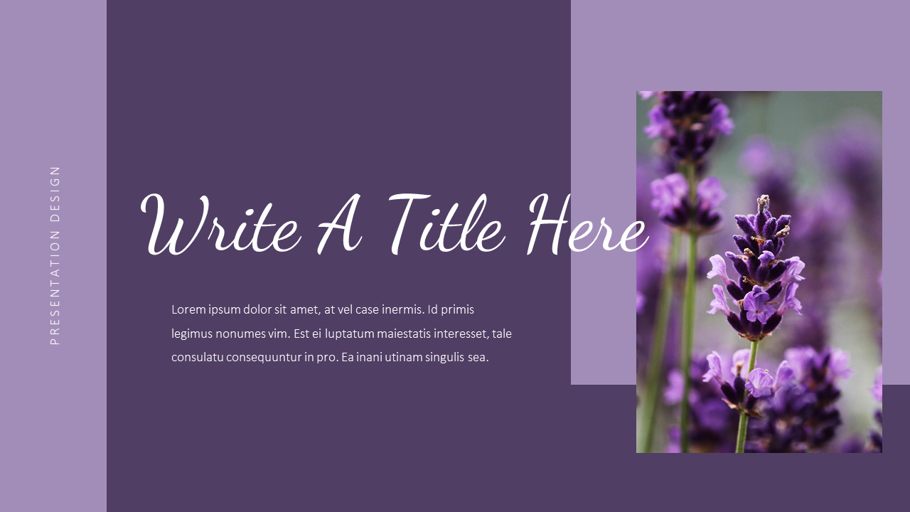 Lavender Google Slides Templates|Lifestyle