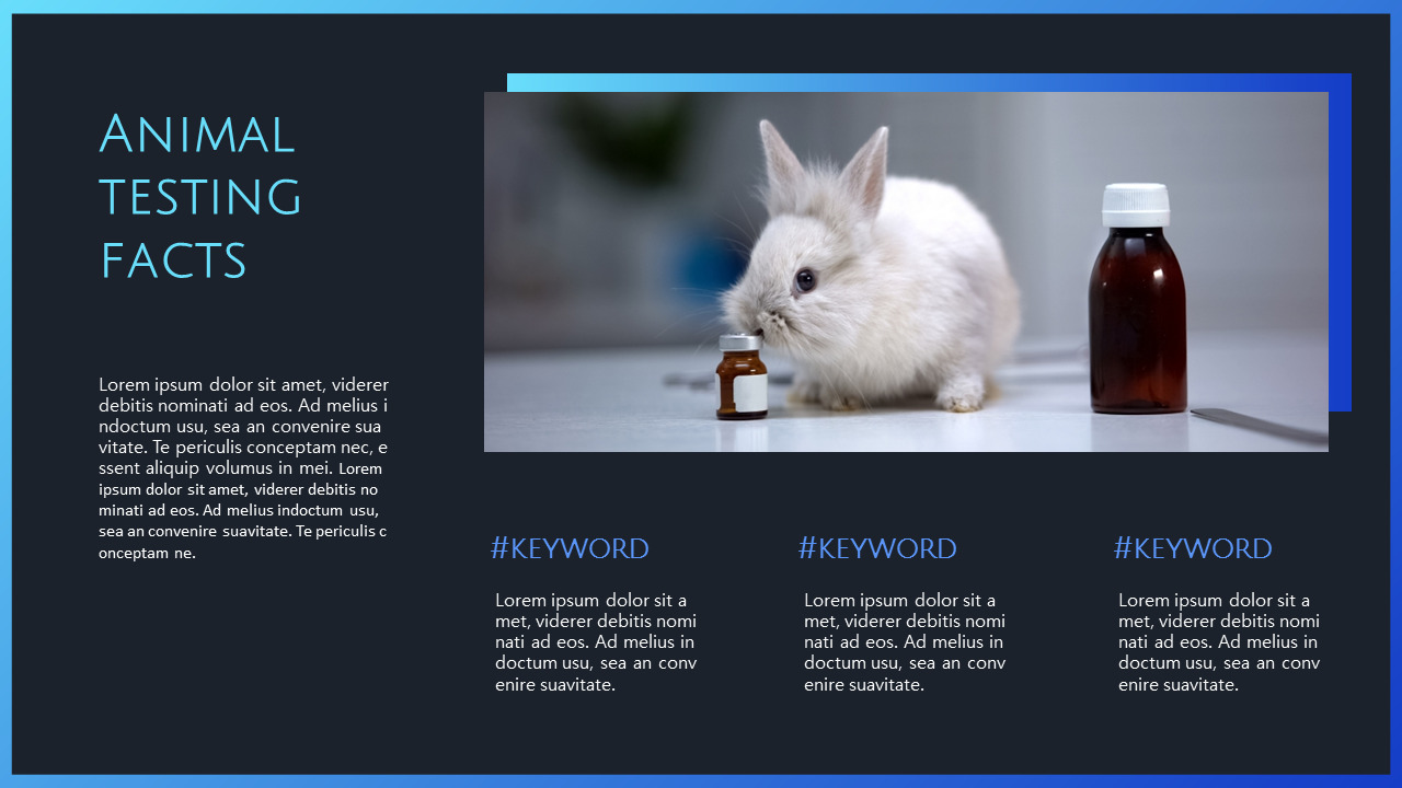 Stop Animal Testing Easy Google Slides Template