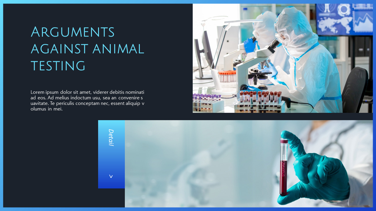 Stop Animal Testing Easy Google Slides Template