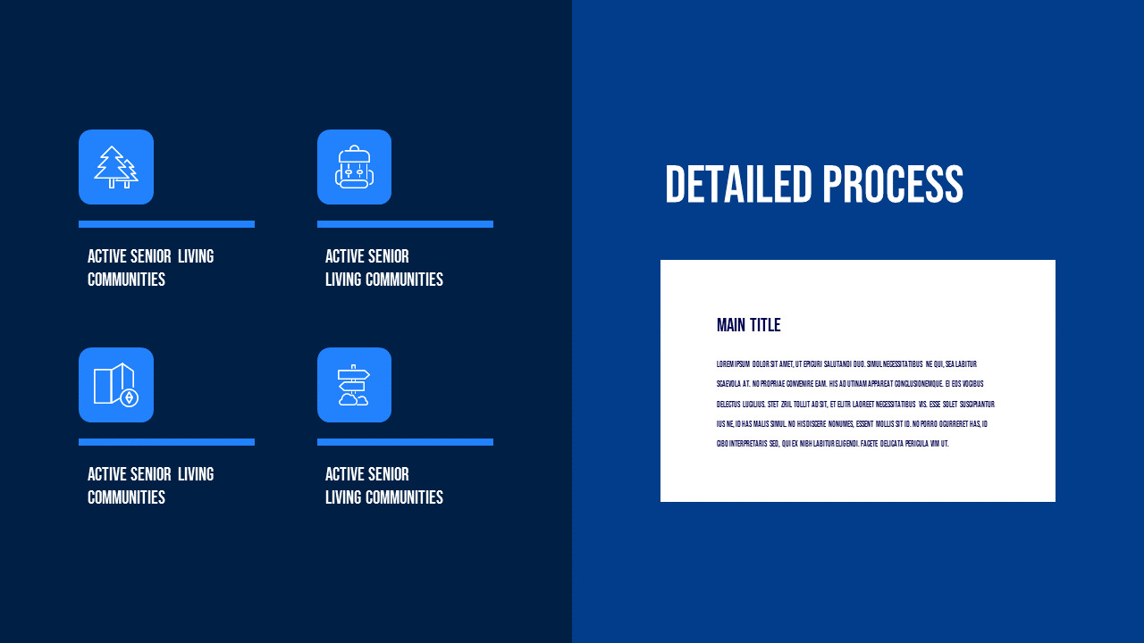 Active Senior Life powerpoint template download