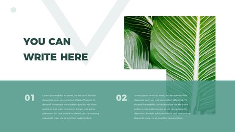 Green Leaves PowerPoint Presentation Slides|Lifestyle|Templates
