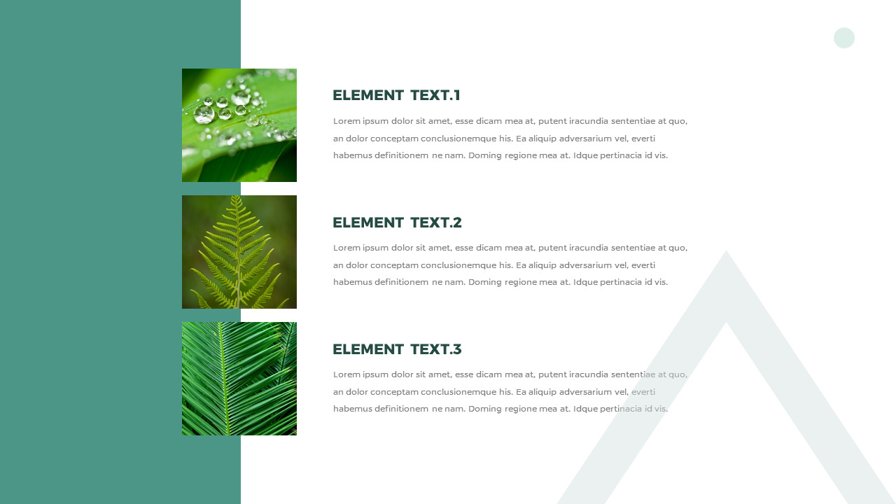 Green Leaves PowerPoint Presentation Slides|Lifestyle|Templates