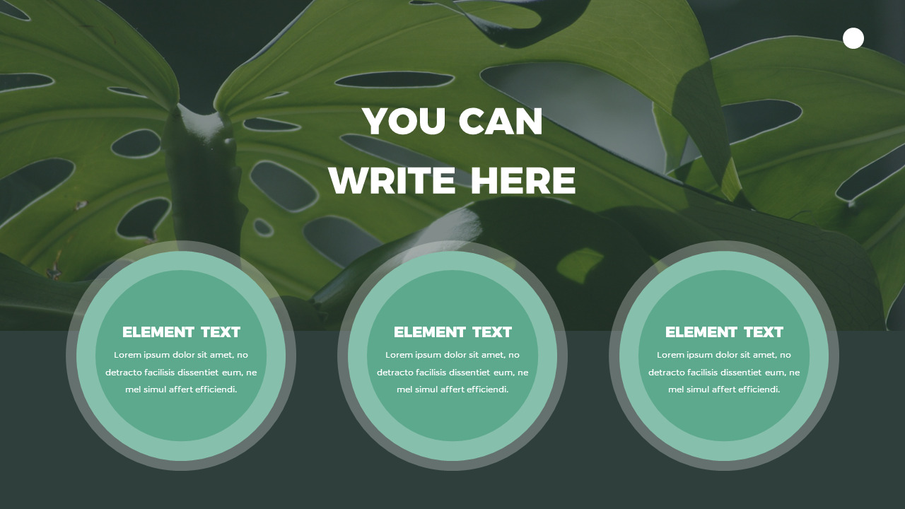 Green Leaves PowerPoint Presentation Slides|Lifestyle|Templates