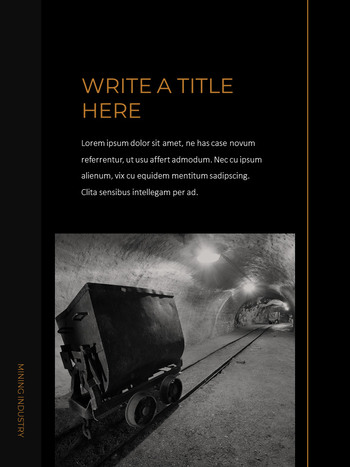 Mining Industry PPT Backgrounds