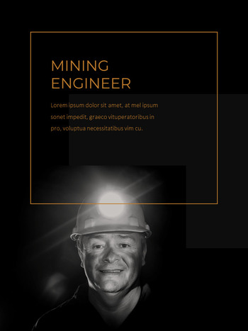 Mining Industry PowerPoint Background Template