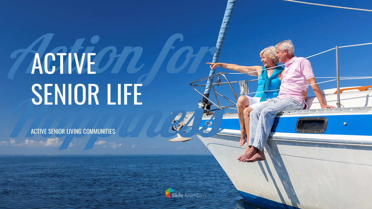 Active Senior Life presentation slide design