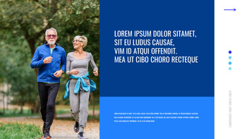 Active Senior Life presentation slide design