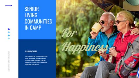 Active Senior Life presentation slide design