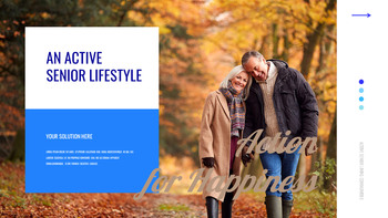 Active Senior Life presentation slide design