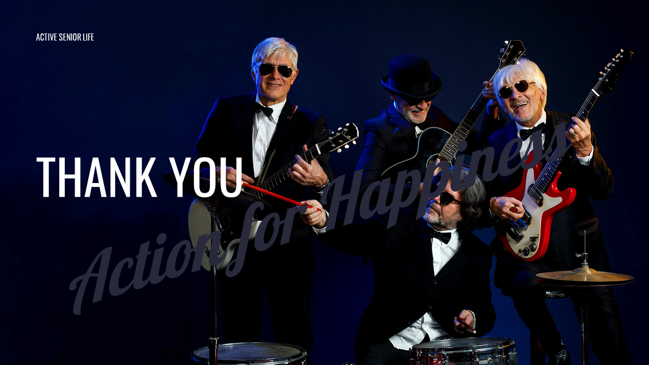 Active Senior Life presentation slide design