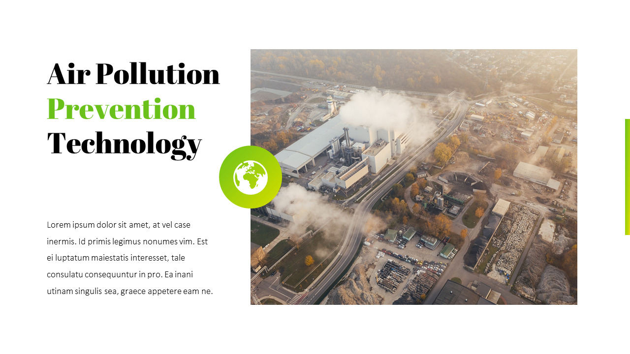 La pollution de l'air Google Slides Interactif|Entreprise