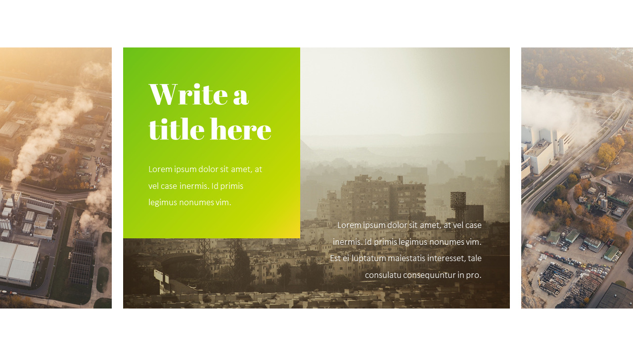 Air Pollution Google Slides Interactive|Business