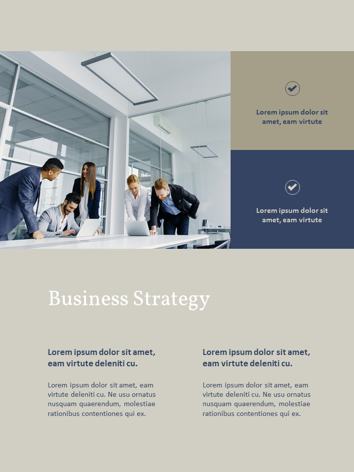 Corporate Business Report Presentation Google Slides Templates